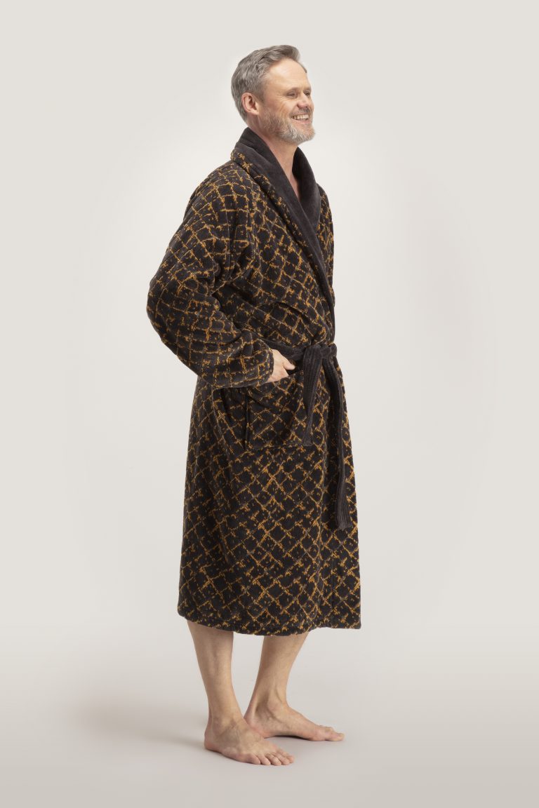 Morgonrockar Herr - Exklusiva Badrockar för män - Pellevävare